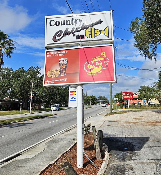 The sign that's guided hungry travelers for years. Like the North Star for those seeking fried chicken nirvana in Central Florida.
