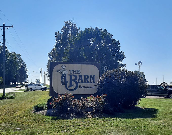 The roadside sign promises what lies ahead—a meal worth remembering and a place that feels like coming home.