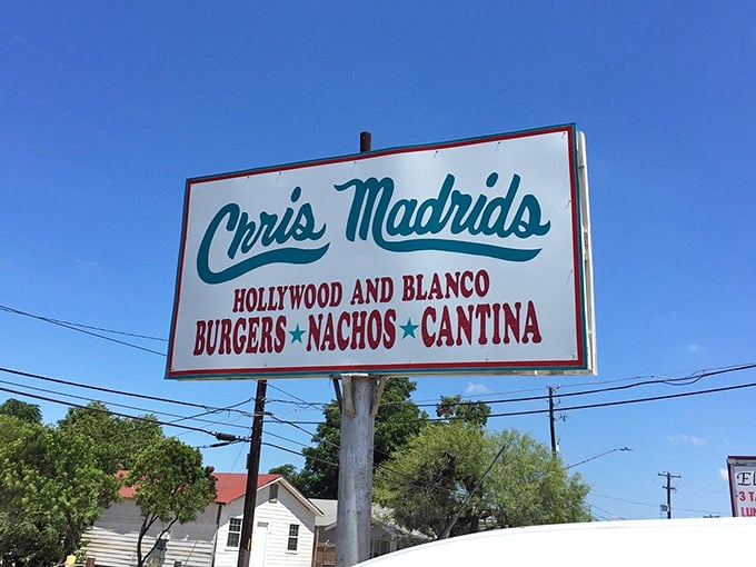 The sign that's guided hungry Texans for generations – a beacon of burger hope on the corner of Hollywood and Blanco.