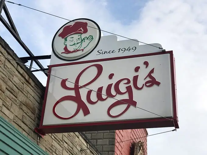 That cheerful chef on Luigi's sign has been winking at Akron since 1949, a familiar face that's welcomed generations of hungry Ohioans through these doors.