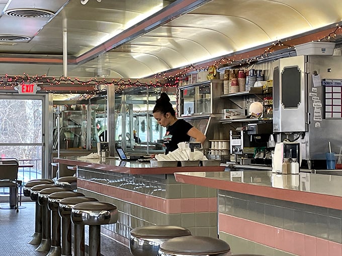Behind every great diner is a staff that keeps the wheels turning. The heart of Village Diner beats strongest behind that counter.