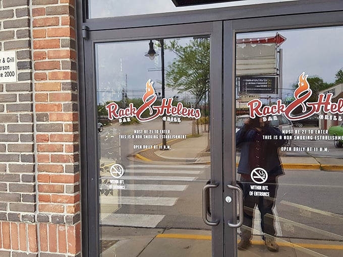 The entrance promises good times ahead – like the opening credits to your favorite show where everyone knows exactly what they're in for.