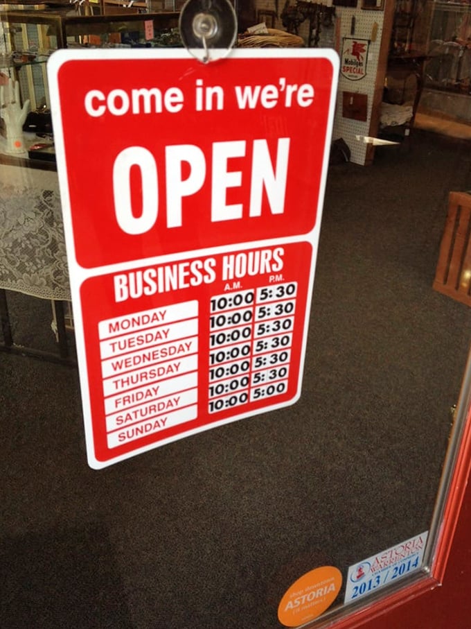 "Come in we're OPEN"—six simple words that promise adventure, discovery, and the distinct possibility of leaving with something you never knew you needed.