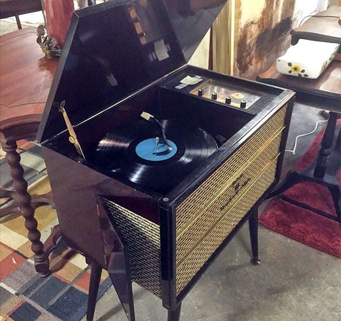 Before Spotify, this was how music filled a home—a beautiful piece of furniture that just happened to play your favorite records too.