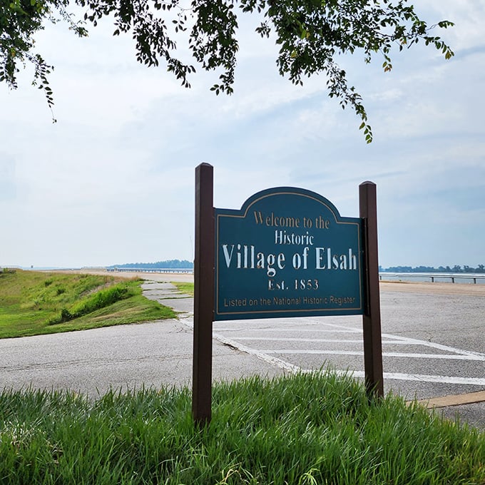 "Welcome to the Historic Village of Elsah." More than just a sign—it's an invitation to step back into a gentler, more deliberate America.
