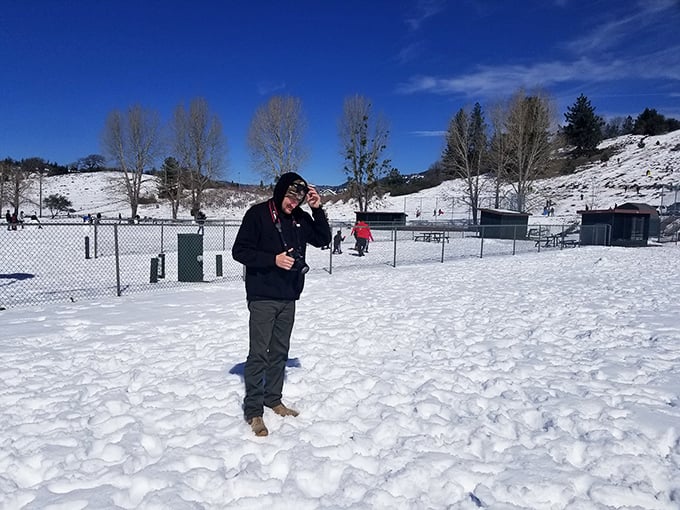 Winter transforms Julian into a snow globe come to life, giving Southern Californians a rare chance to build actual snowmen.