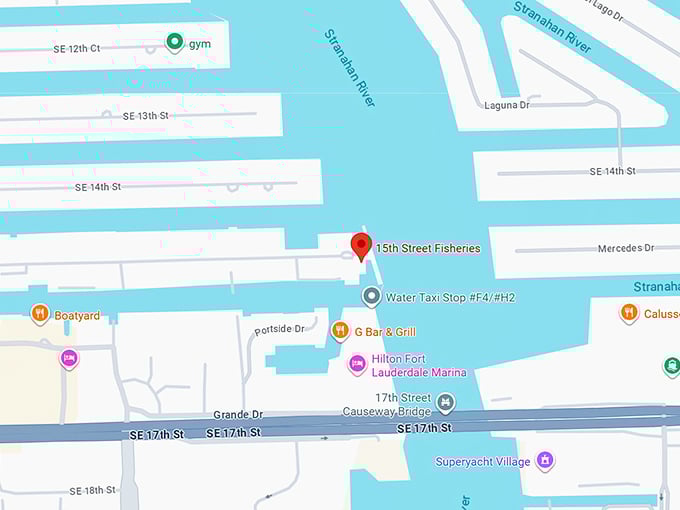 16. 15th street fisheries map