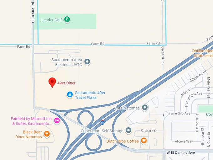 16. 49er diner map