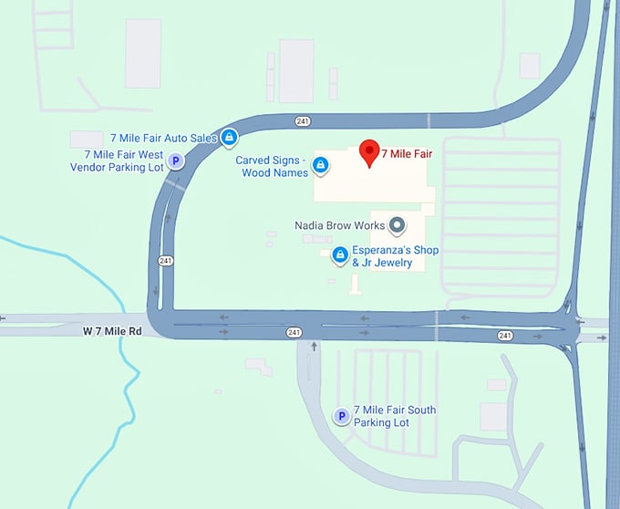 16. 7 mile fair map