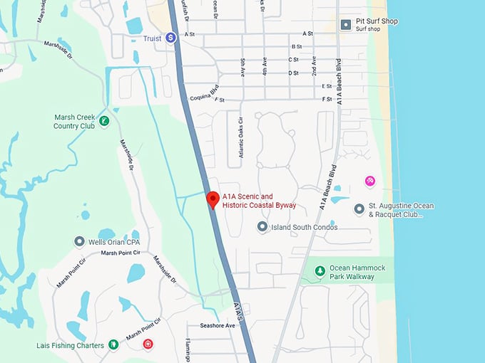 16. a1a scenic & historic coastal byway map
