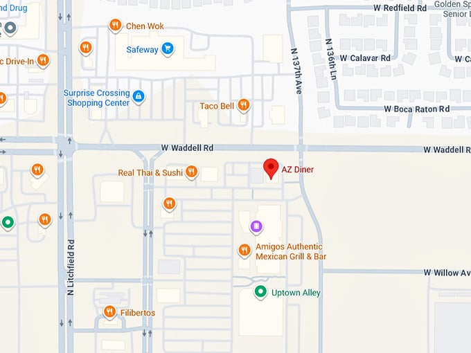 16. az diner map