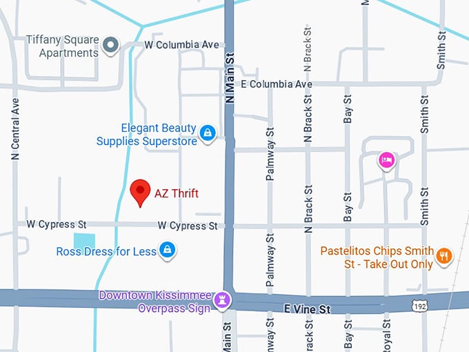 16. az thrift map