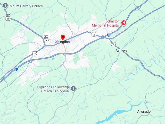 16. abingdon map