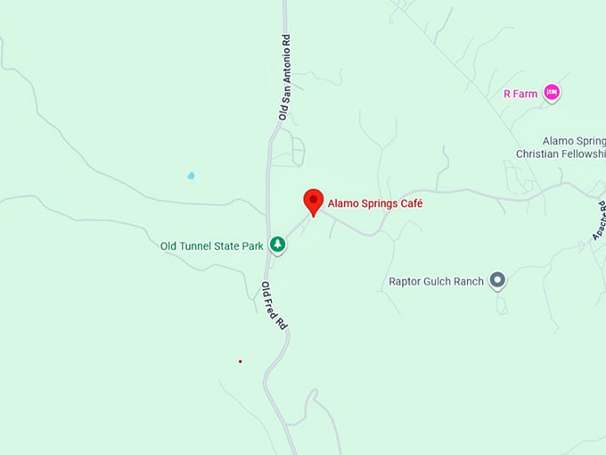 16. alamo springs café map