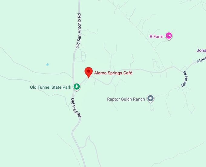 16. alamo springs café map