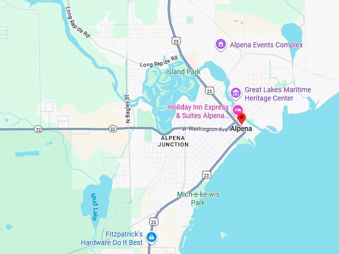 16. alpena map