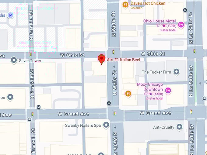 16. al's #1 italian beef (548 n wells st) map