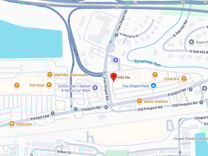 16. alta via map