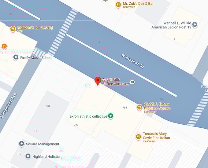 16. angel falls coffee company (with diner fare) map