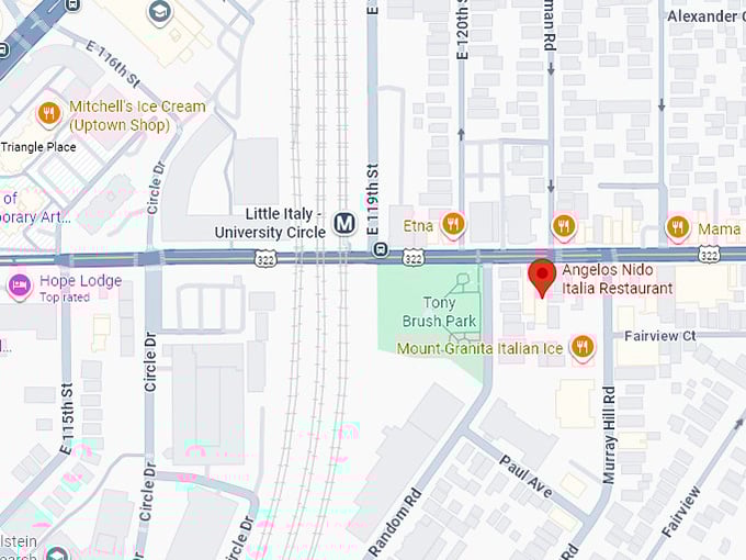 16. angelo’s nido italia map