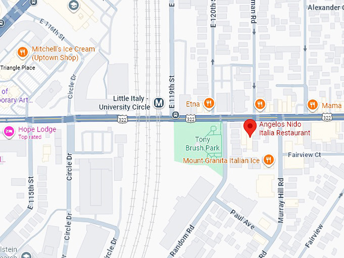 16. angelo’s nido italia map