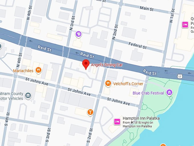 16. angel's dining car map