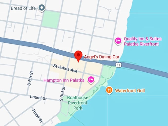 16. angel’s dining car map