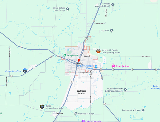 16. arcadia map