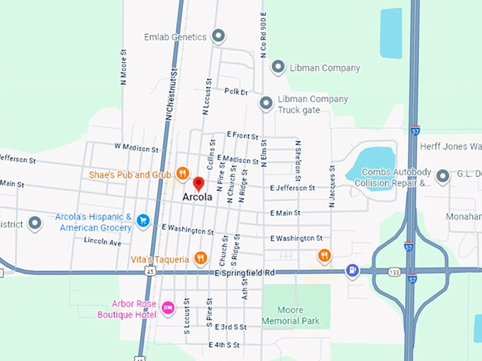 16. arcola map