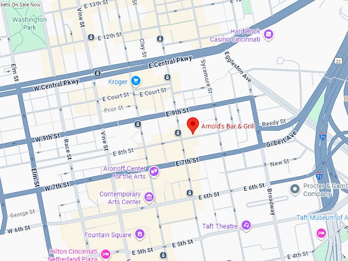 16. arnold’s bar & grill map