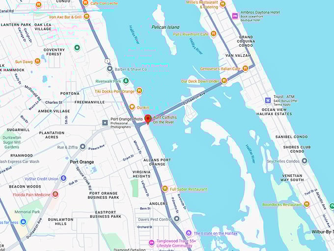 16. aunt catfish’s on the river map