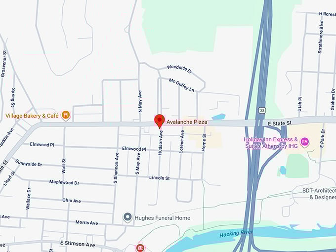 16. avalanche pizza map