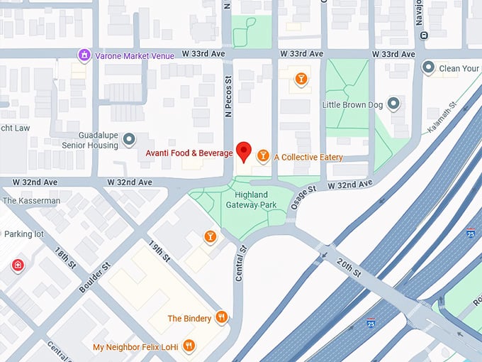 16. avanti food & beverage map