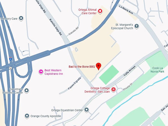 bad to the bone bbq map