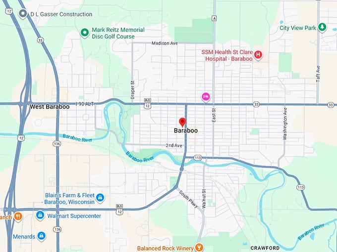 16. baraboo map