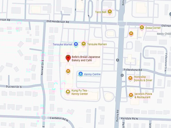 16. belle's bread japanese bakery and cafe map