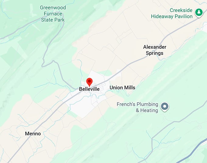 16. belleville map