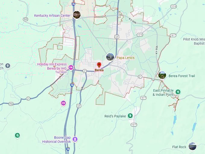 16. berea map
