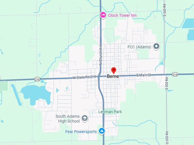 16. berne map
