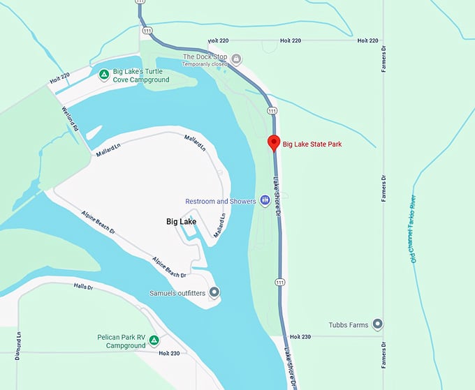 16. big lake state park map