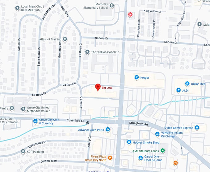 16. big lots map