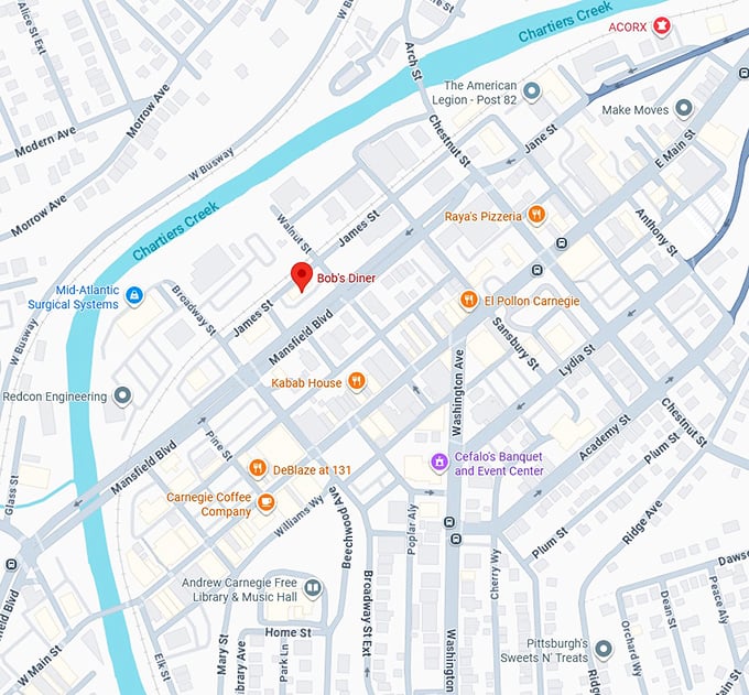 16. bob's diner map