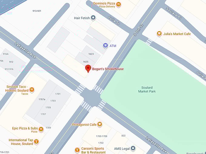 bogart’s smokehouse map