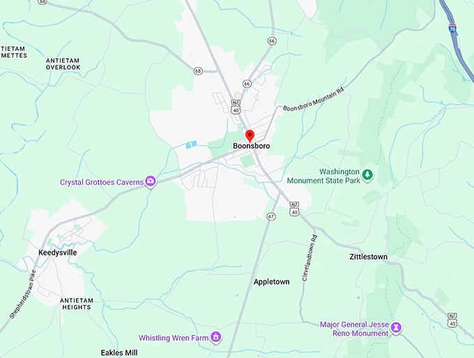 16. boonsboro map