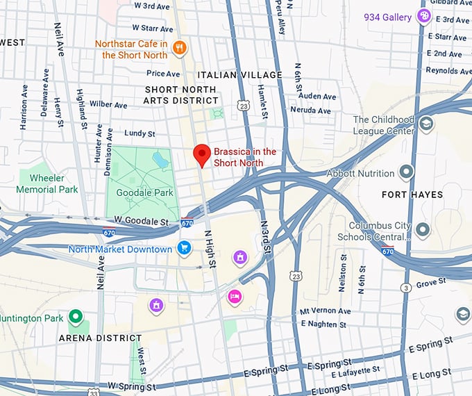 16. brassica in the short north map