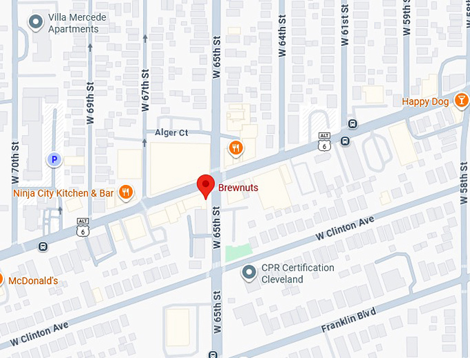 16. brewnuts map