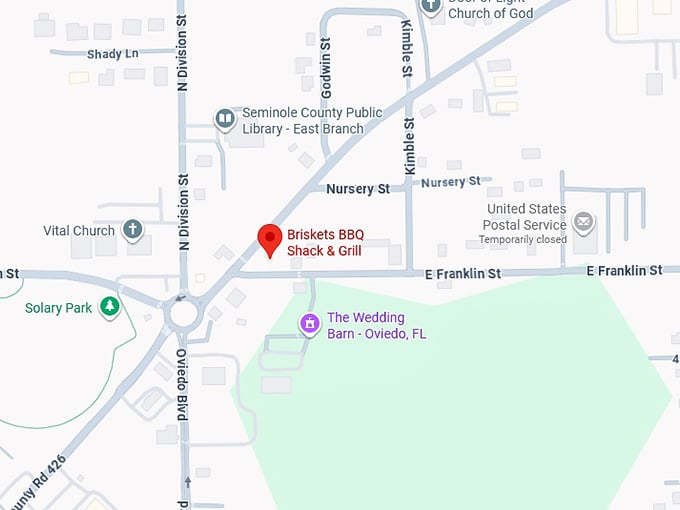 16. briskets bbq shack & grill map