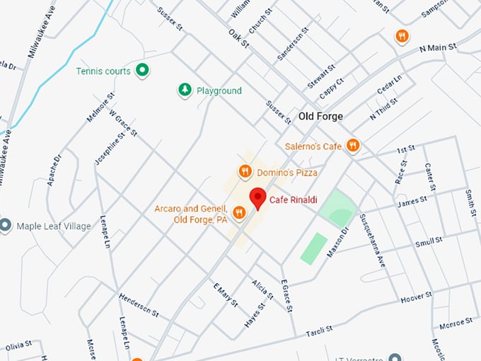 16. cafe rinaldi map