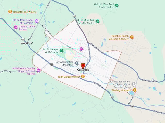16. calistoga map