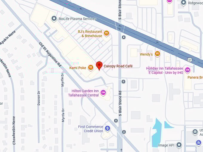 16. canopy road cafe map